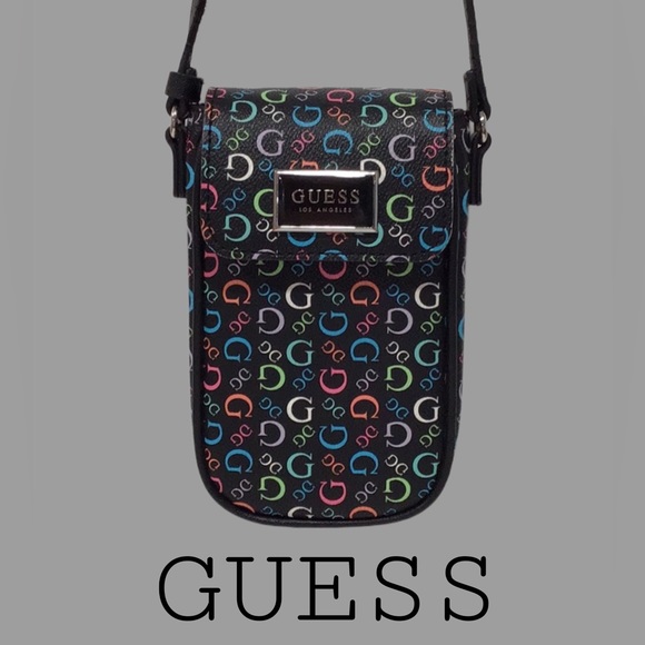 Guess | Bags | Guess Mckinney Logo Design Crossbody Phone Bag Front ...